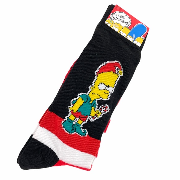 The Simpsons | Underwear & Socks | The Simpsons Bart Christmas Socks ...